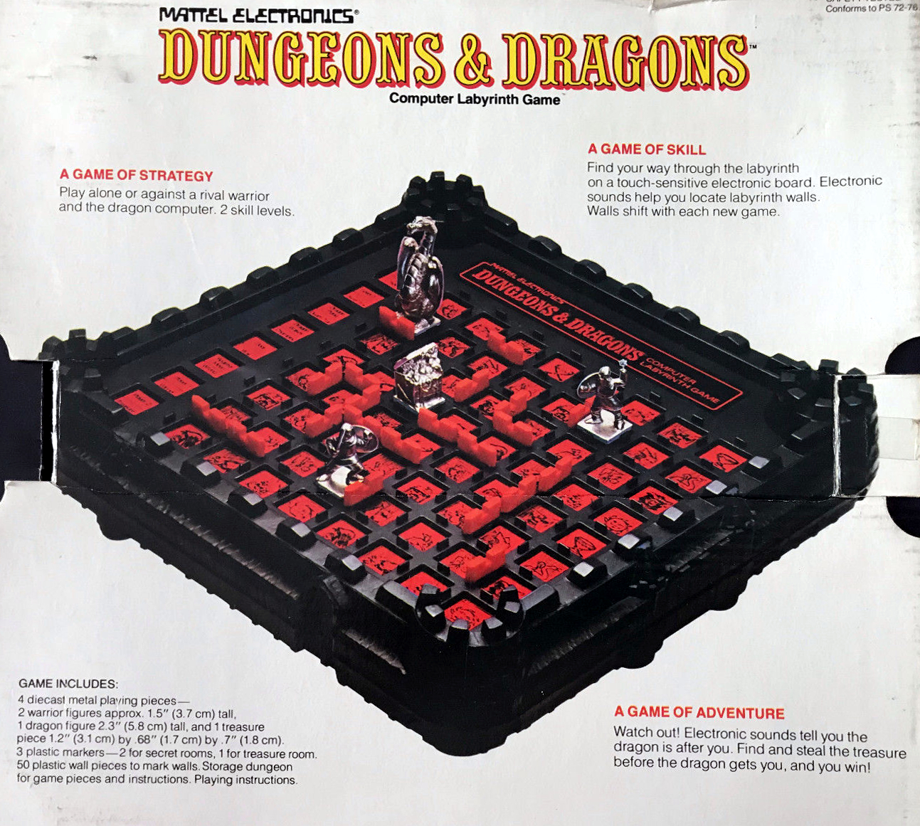 Dungeons and Dragons (DnD). Jeu de plateau électronique. Mattel ...