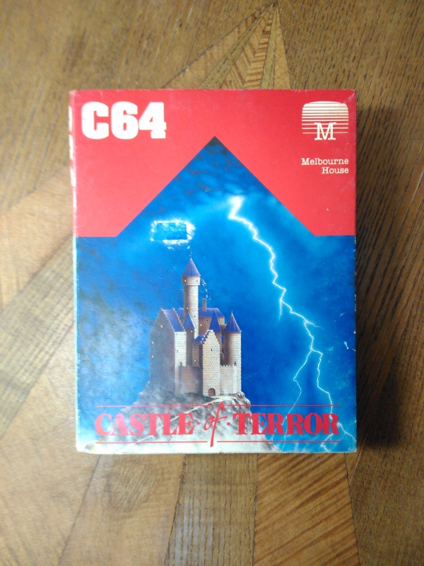 Castle of terror de Melbourne house en version cassette pour Commodore ...
