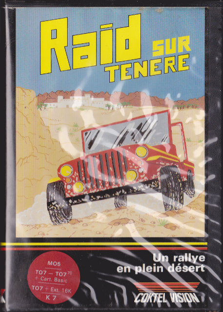 Raid sur Tenere de Coktel Vision (1985) pour Thomson MO5, TO7, T07/70 ...