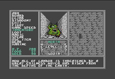 Questron II, de Strategic Simulations Inc. pour Commodore 64 / 128 ...