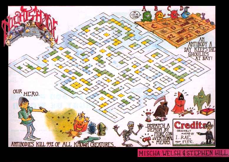 Nightshade d'Ultimate Play The Game (1985) pour Sinclair ZX Spectrum ...