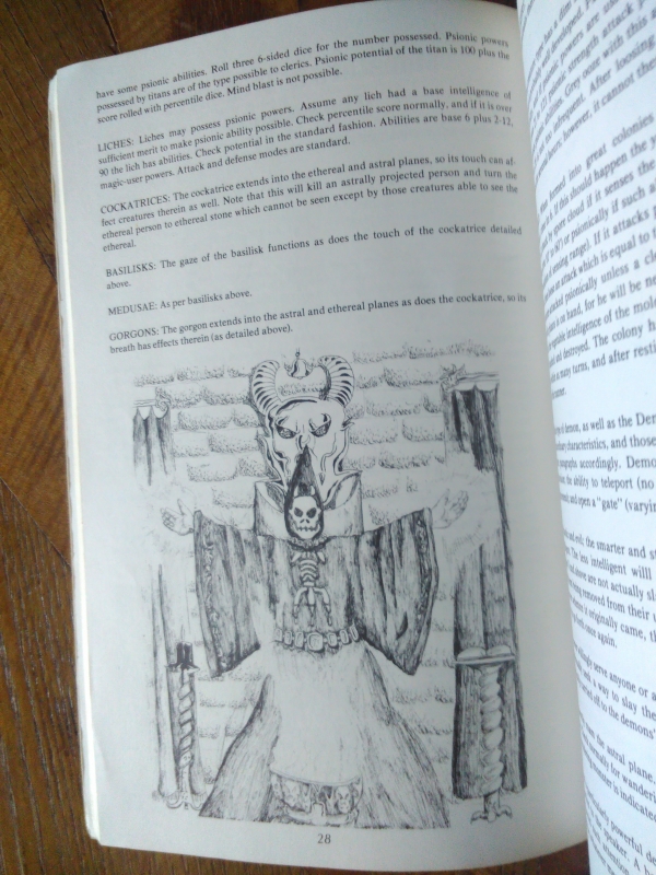 Dungeons and Dragons. Supplement III. Eldritch Wizardry by Gygax and ...