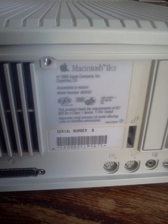 Micro-ordinateur Apple Macintosh IIcx (Vintage Era)
