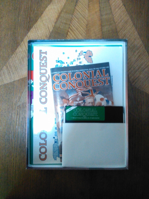 Colonial Conquest de SSI pour Atari 800 et XL 48K (version disquette US ...